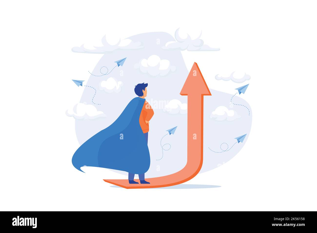 Personal growth motivation. Career ambitions, proactive mindset, goals ...