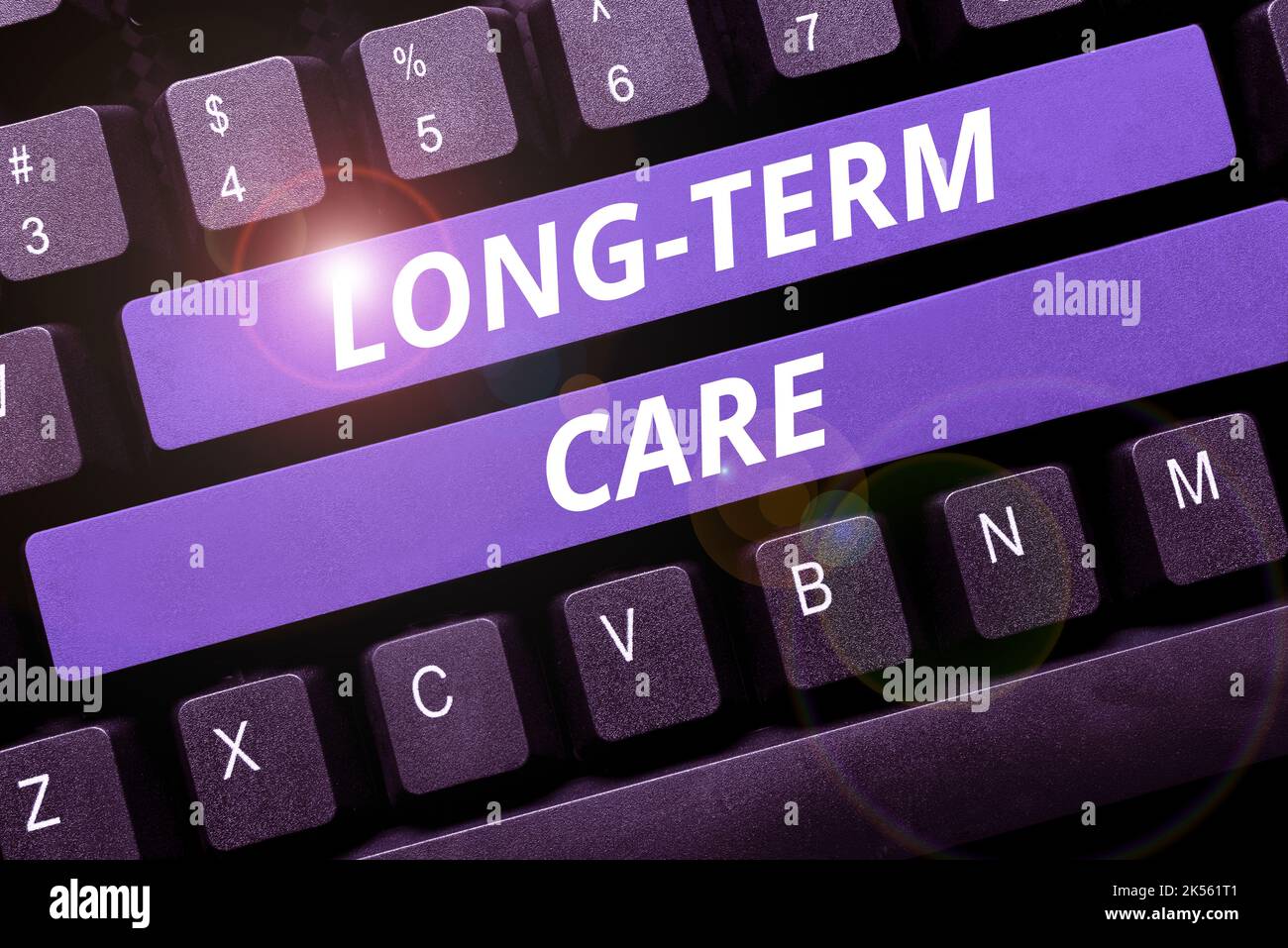 Text sign showing Long Term Care, Conceptual photo Adult medical ...