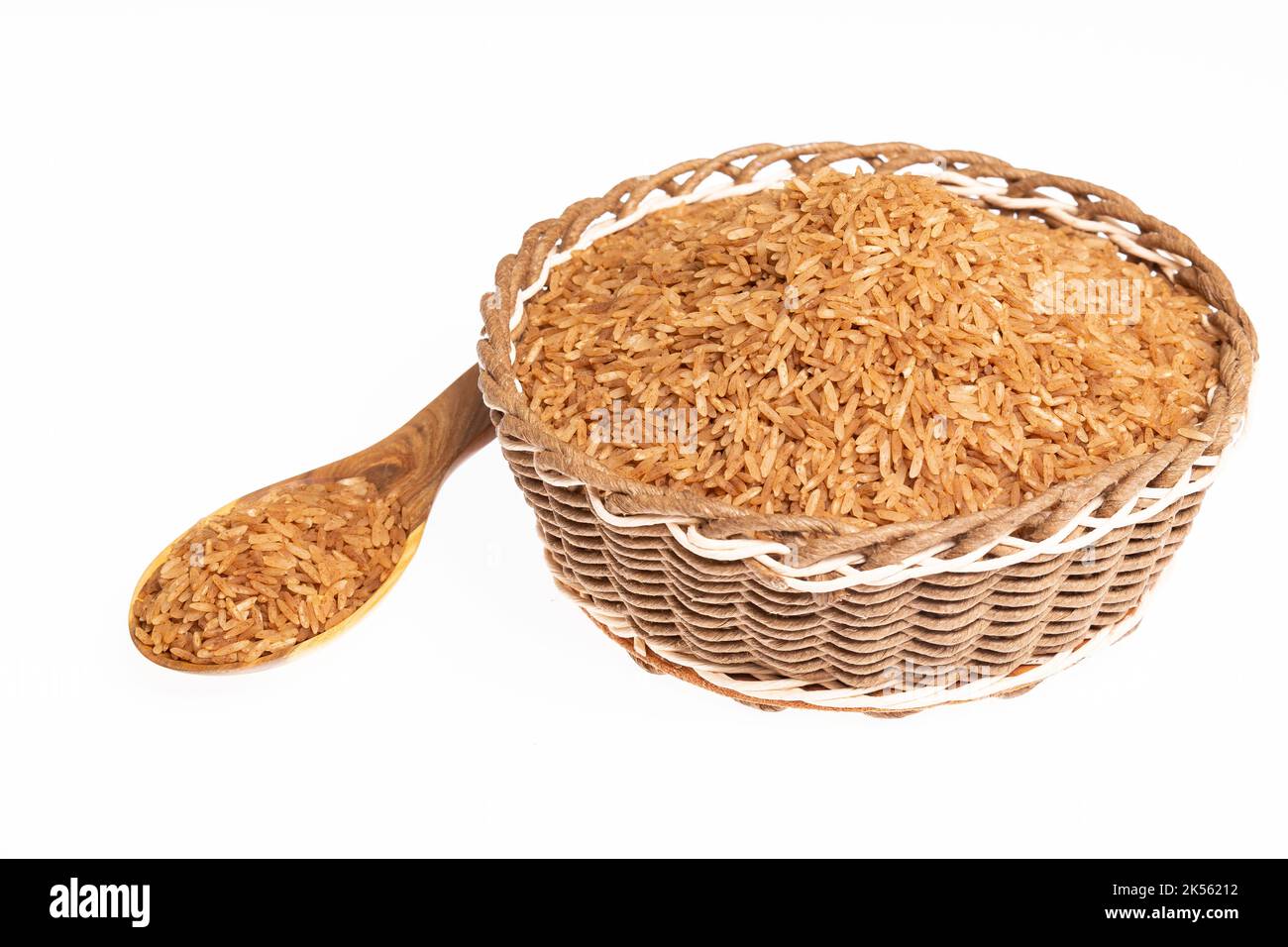 Raw Rice - Rice Ready To Prepare Coconut Rice Stock Photo - Alamy