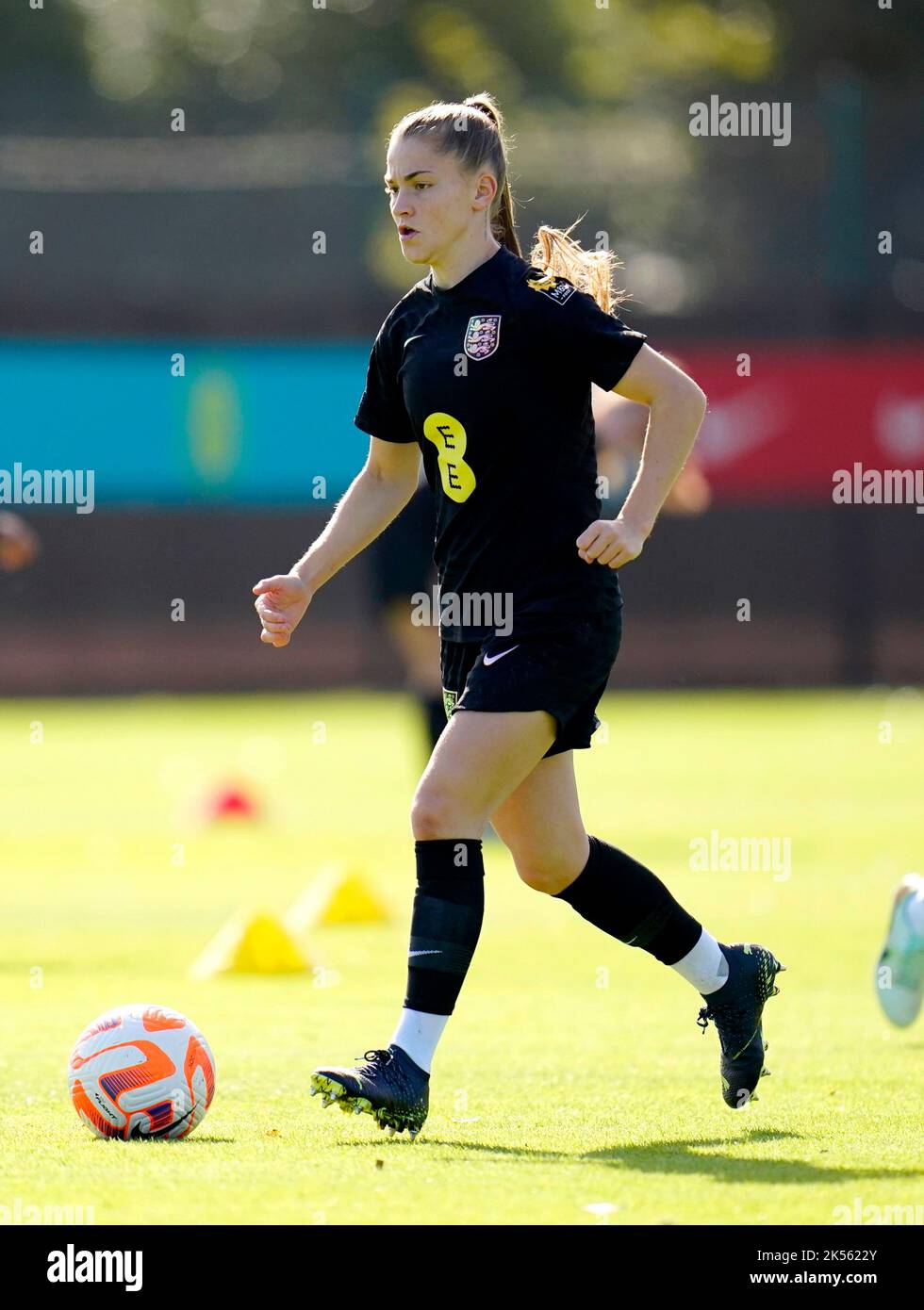 England's Jess Park during a media session at The Lensbury Resort ...