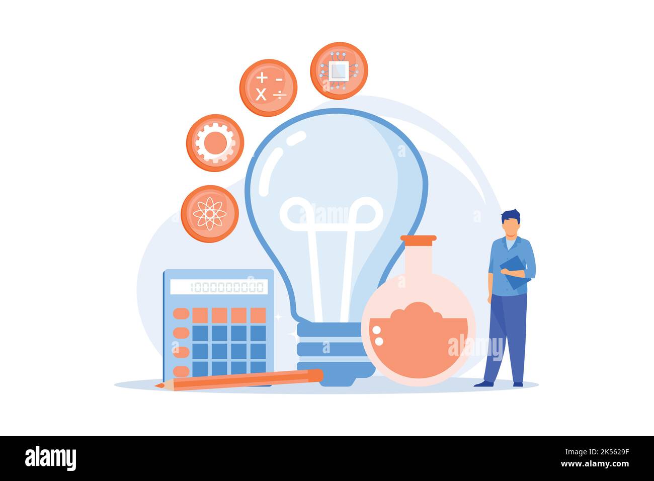 STEM education model. Learning program, basic fields of study, school ...