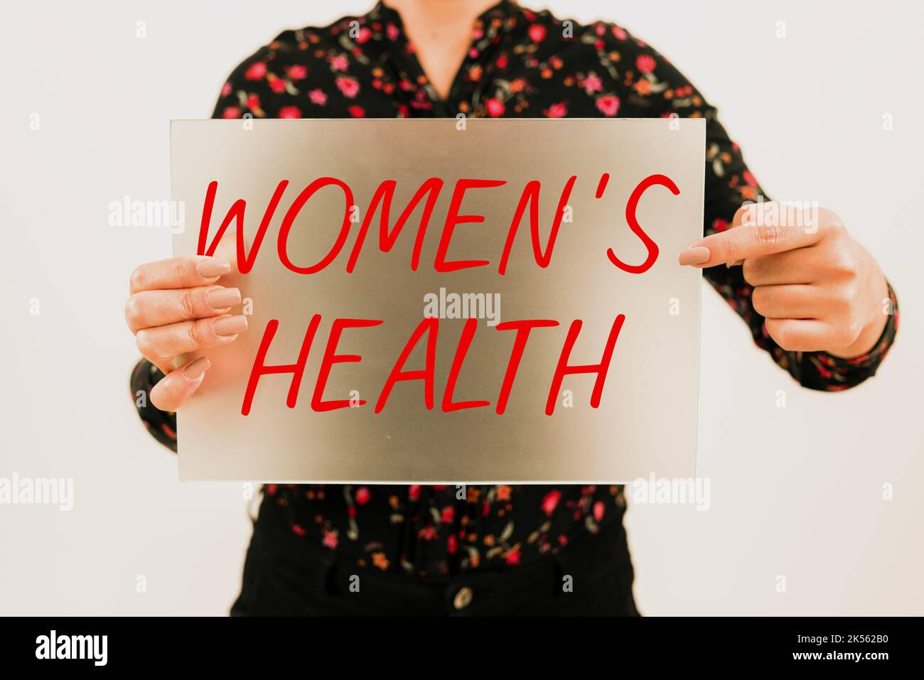 Inspiration showing sign Women'S Health, Conceptual photo Women's ...