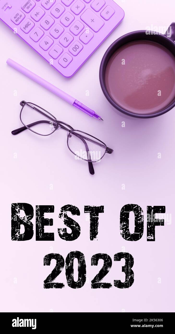 Text showing inspiration Best Of 2023, Internet Concept great and ...