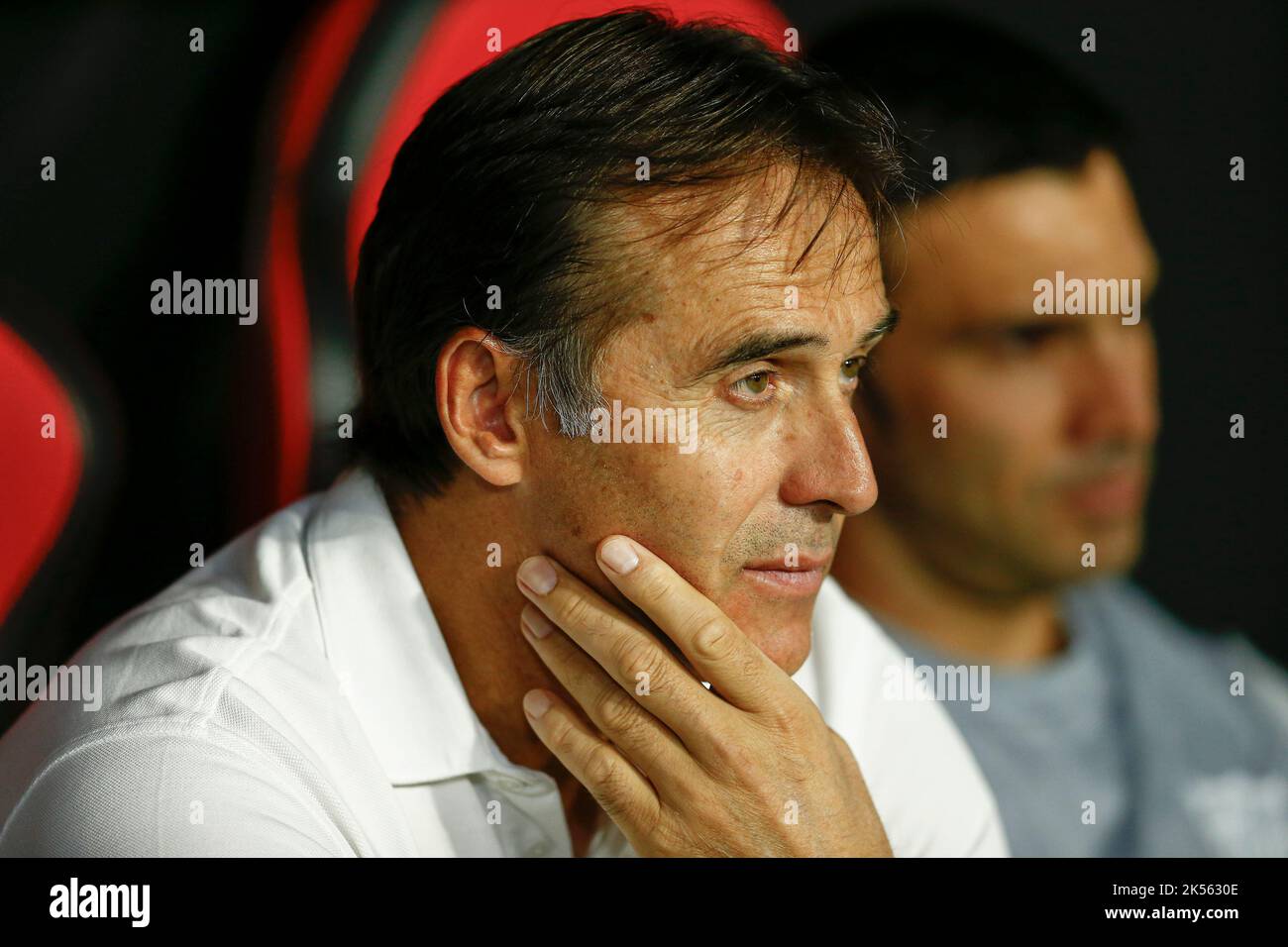 Sevilla, Spain. October 05, 2022, Sevilla FC head coach Julen Lopetegui ...
