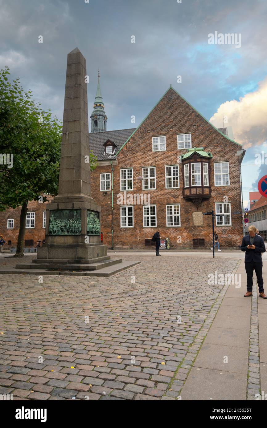 Copenhagen, Denmark. October 2022. Reformations monument made by Max ...
