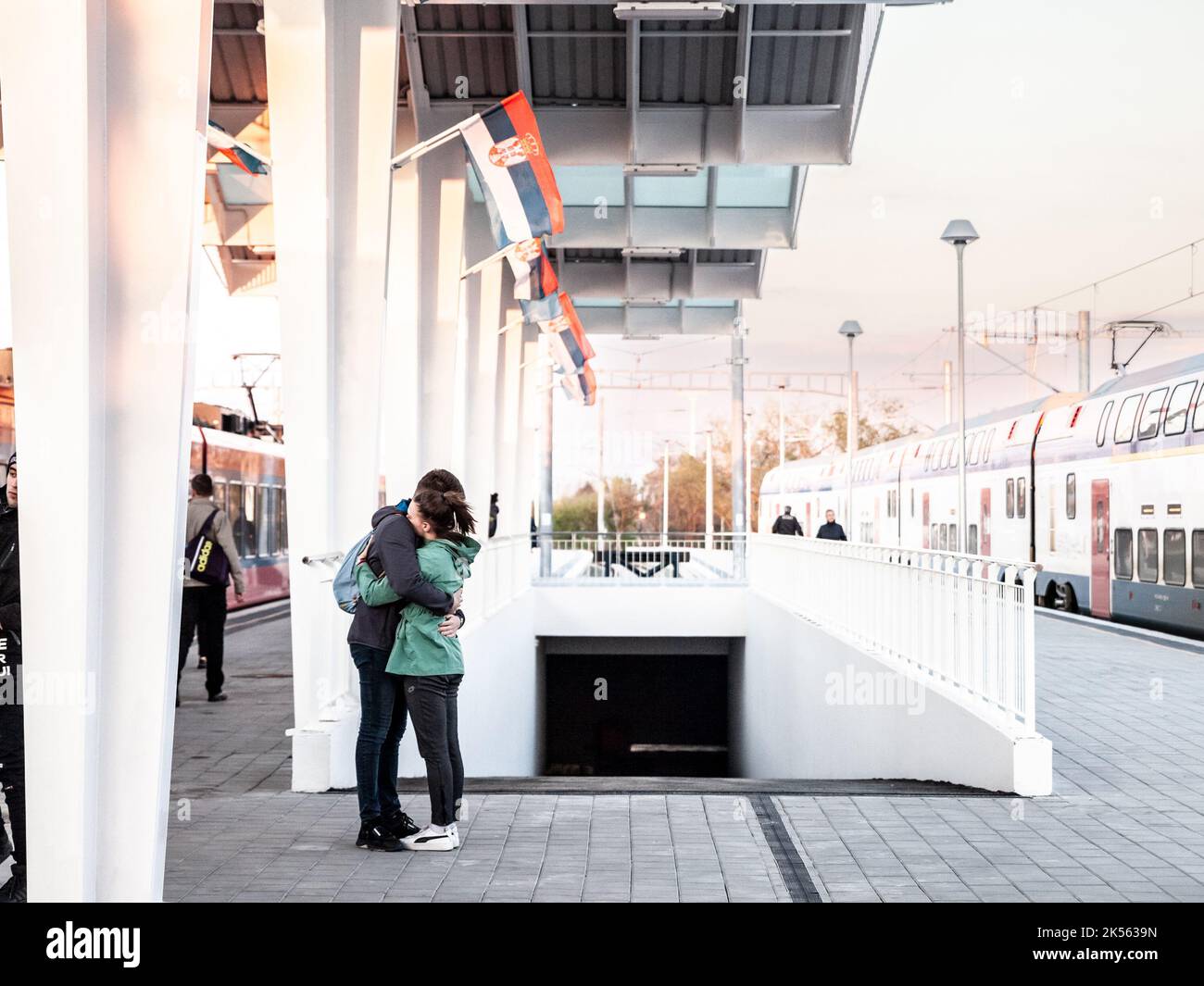 Picture of a couple made of girlfriend and boyfriend white caucasian ...