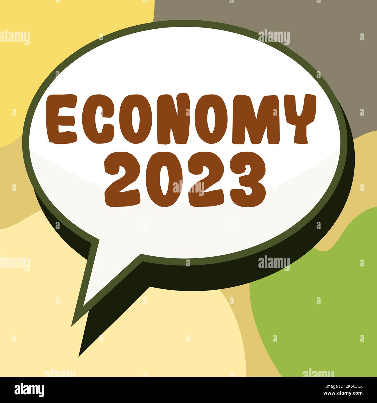 Inspiration showing sign Economy 2023, Business overview State of ...