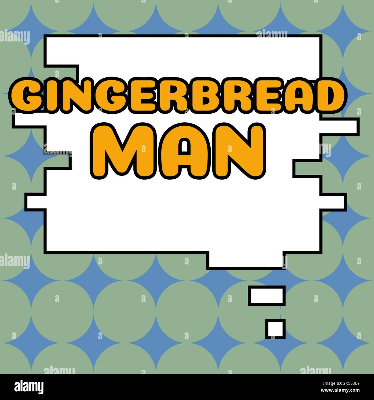 Hand writing sign Gingerbread Man, Word Written on cookie made of ...