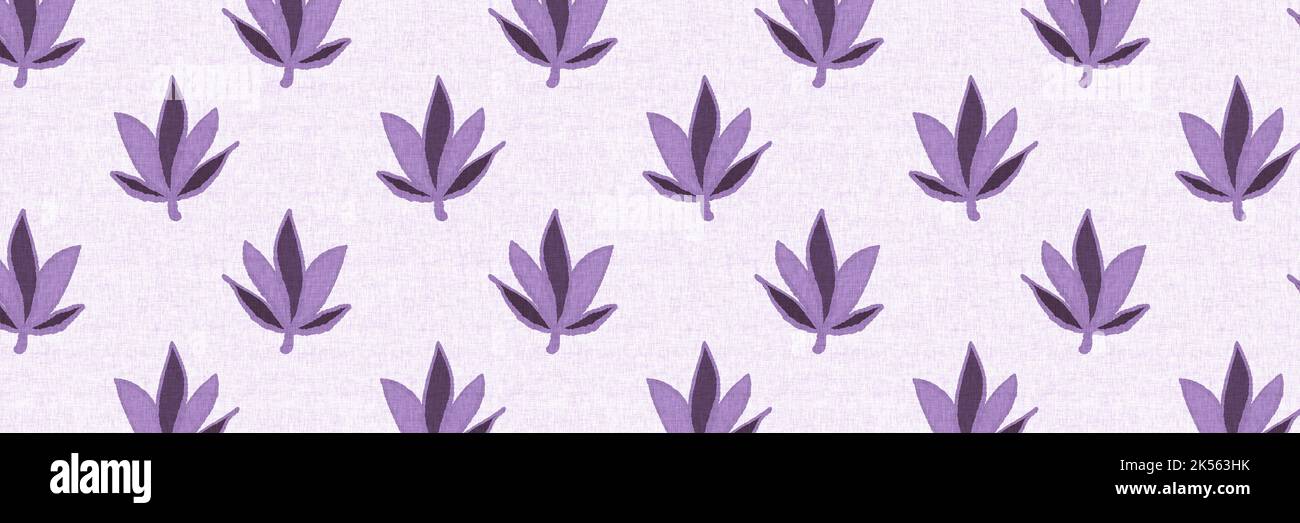 Gender neutral foliage leaf seamless raster border. Simple whimsical 2 ...