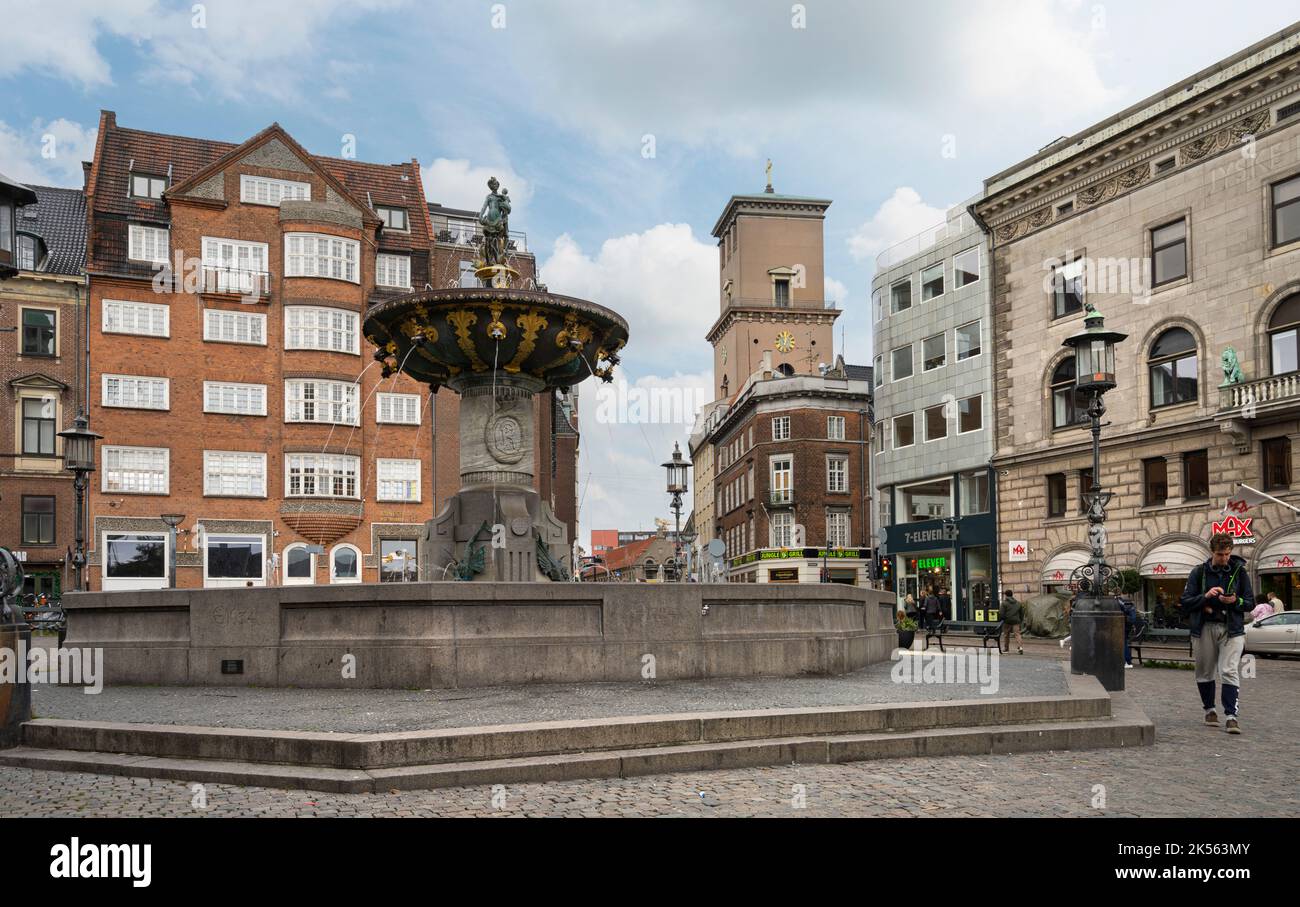 Copenhagen, Denmark. October 2022. the Fountain of Charity in the ...