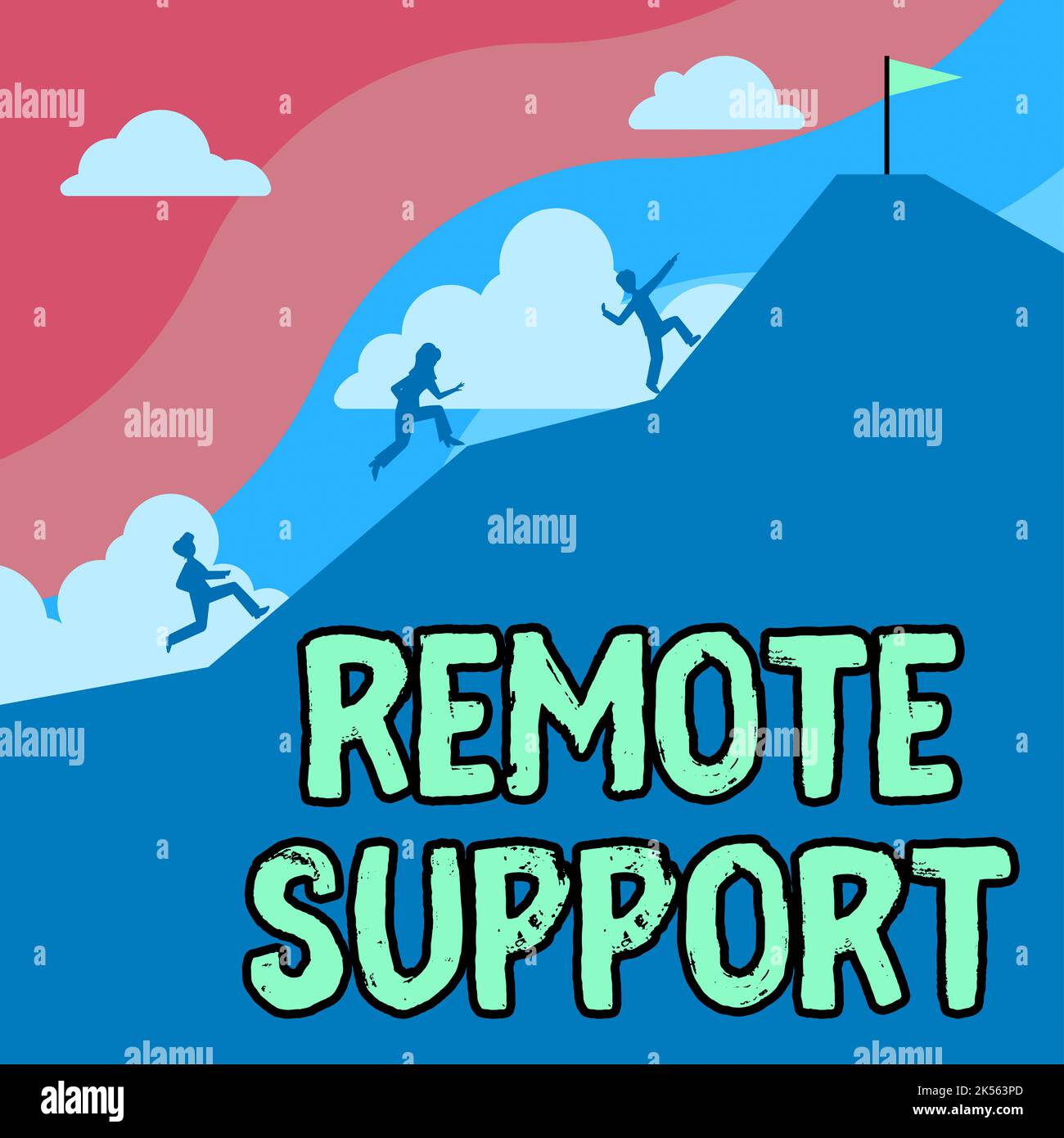 Conceptual display Remote Support, Business approach help end-users to ...