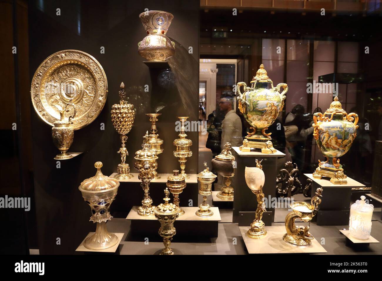 Part of the Waddesdon Bequest displayed at the British Museum, London ...