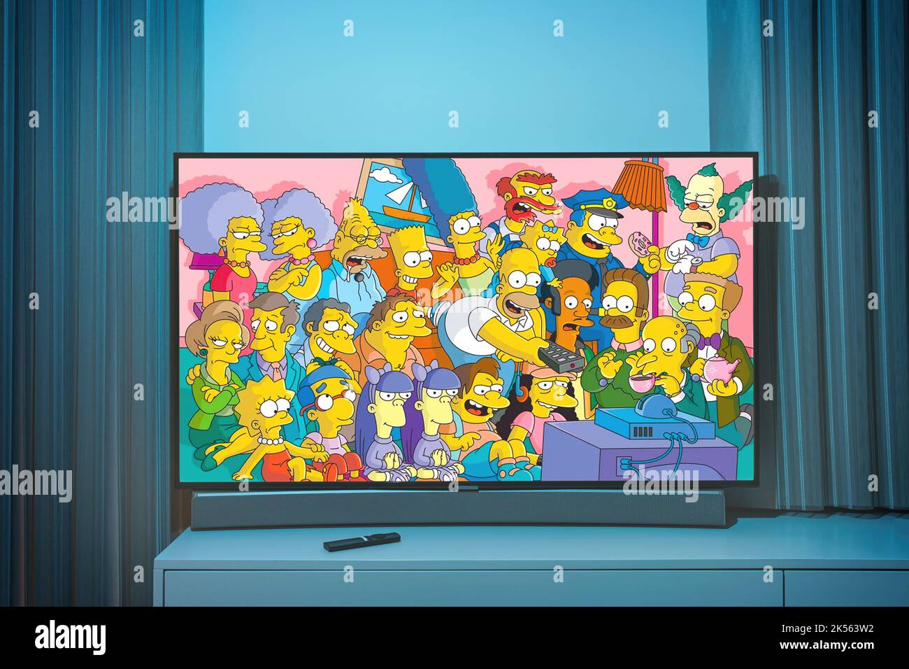 Kaunas, Lithuania - 6 October 2022: Popular TV comedy animation ...