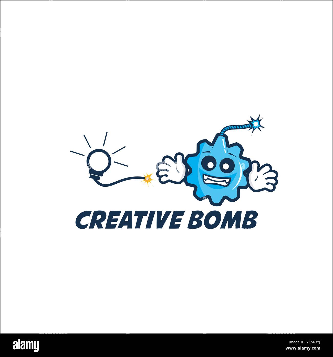 creative bomb / logo design inspiration Stock Vector Image & Art - Alamy