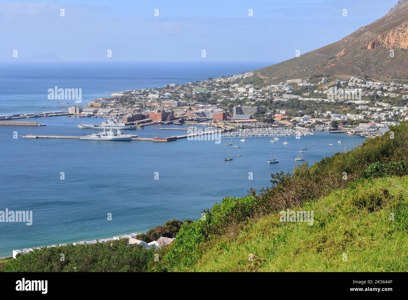 The Naval Base at Simon's Town near Cape Town, South Africa Stock Photo ...