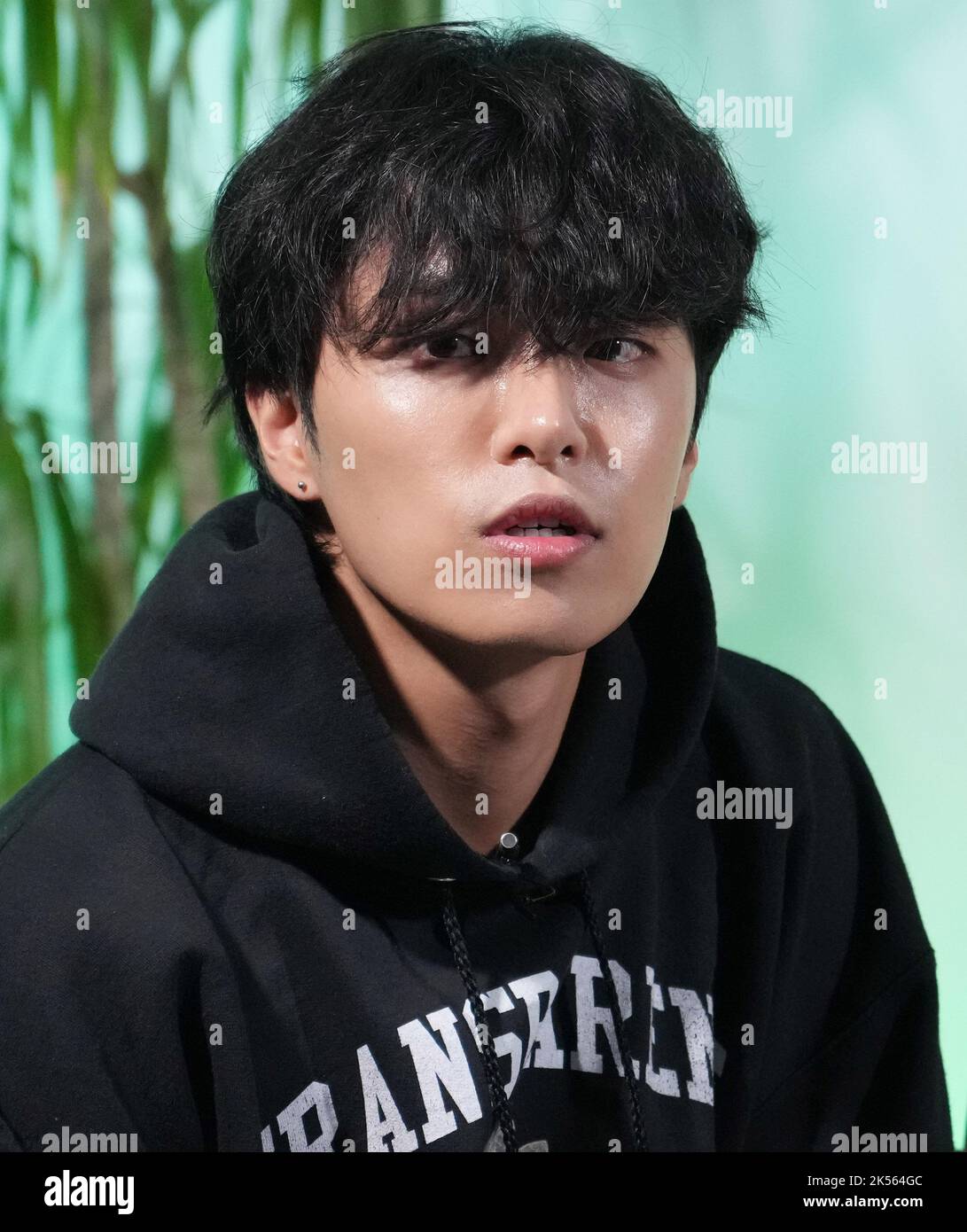 Hajoon of the South Korean band The Rose at The One Down Showdown held at the Kumu Studios in ...