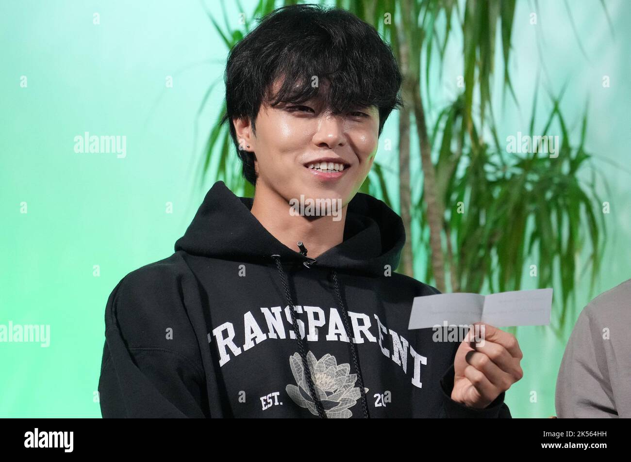 Hajoon of the South Korean band The Rose at The One Down Showdown held at the Kumu Studios in ...