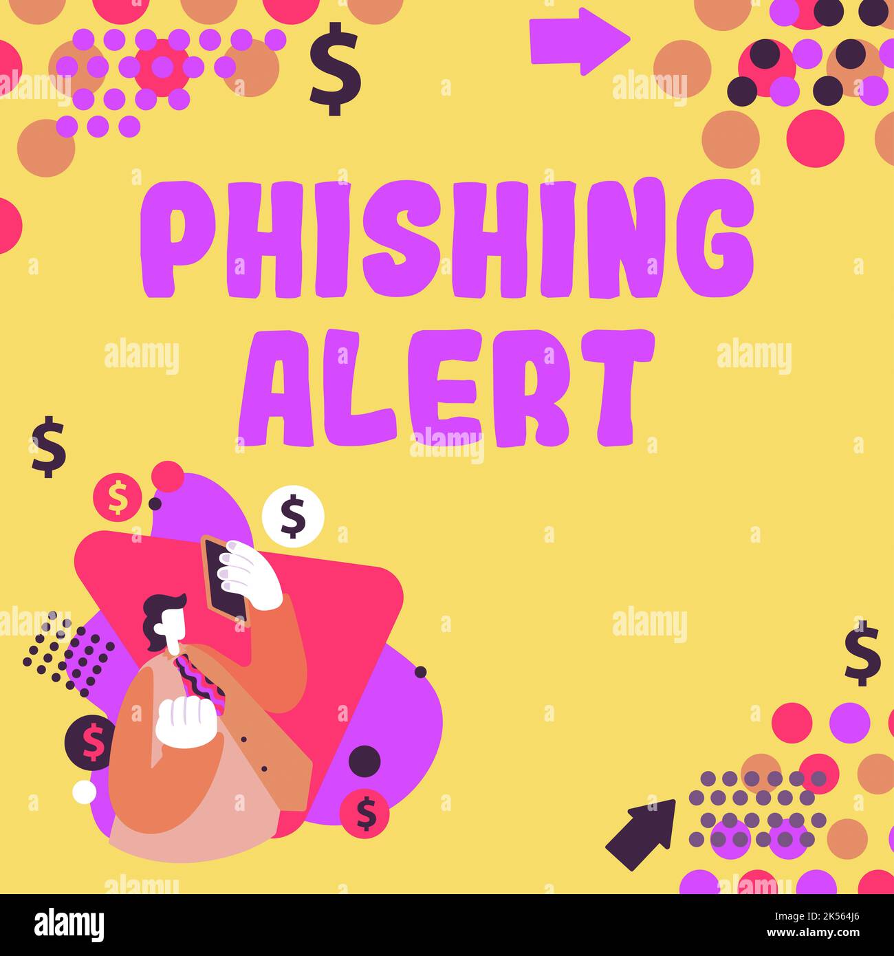 Writing displaying text Phishing Alert, Internet Concept aware to ...