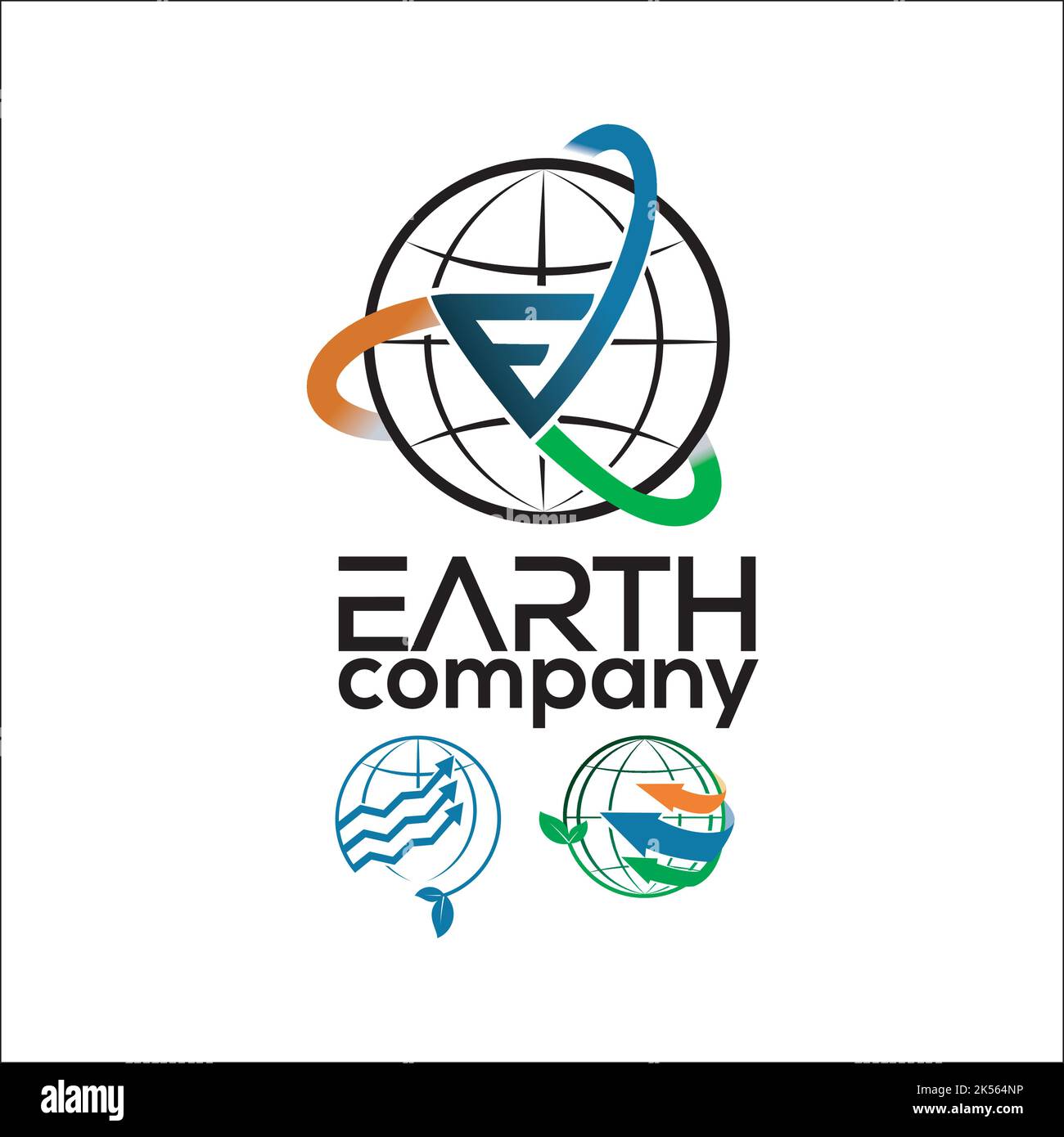 earth company / logo design inspiration Stock Vector Image & Art - Alamy