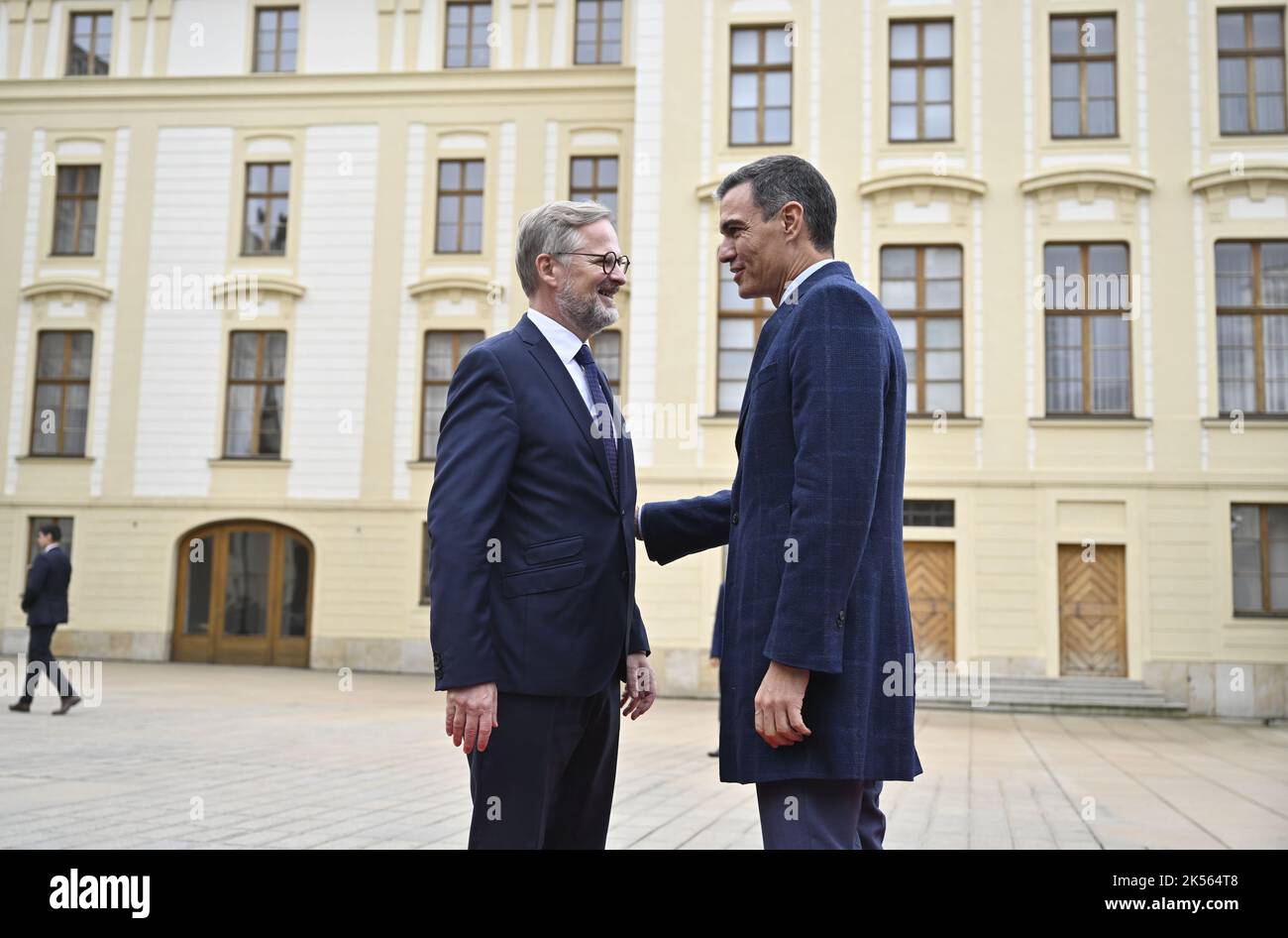 Prague, Czech Republic. 06th Oct, 2022. Czech Prime Minister Petr Fiala ...