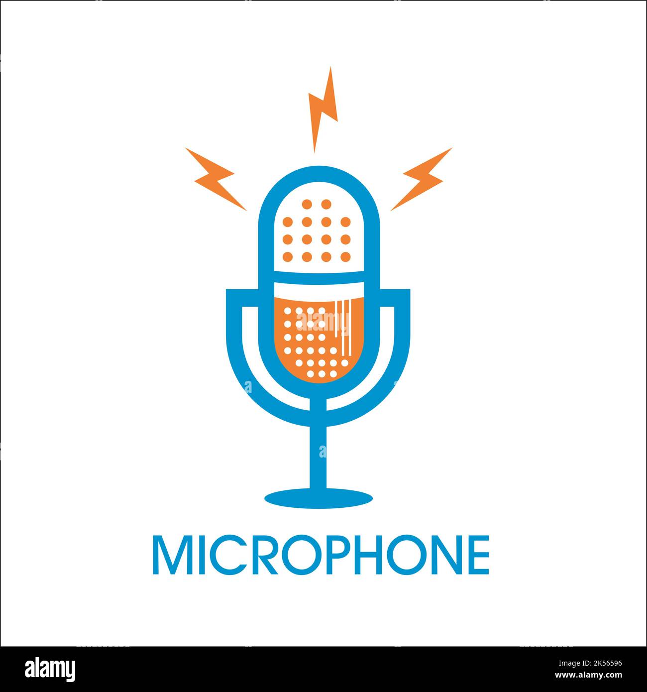 microphone / exclusive logo designs inspiration Stock Vector Image ...