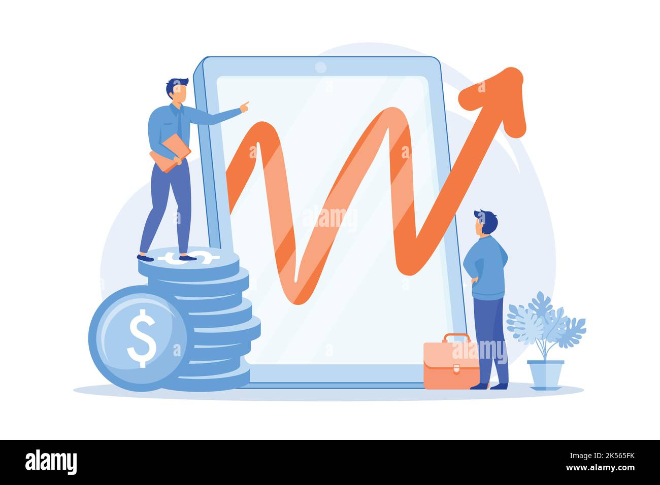 Stable growth Stock Vector Images - Alamy