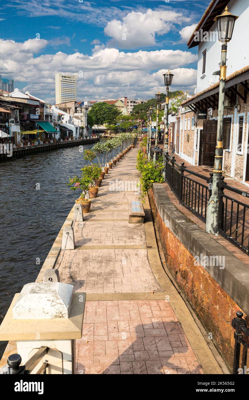 Melaka River and Riverwalk, Melaka, Malaysia Stock Photo - Alamy