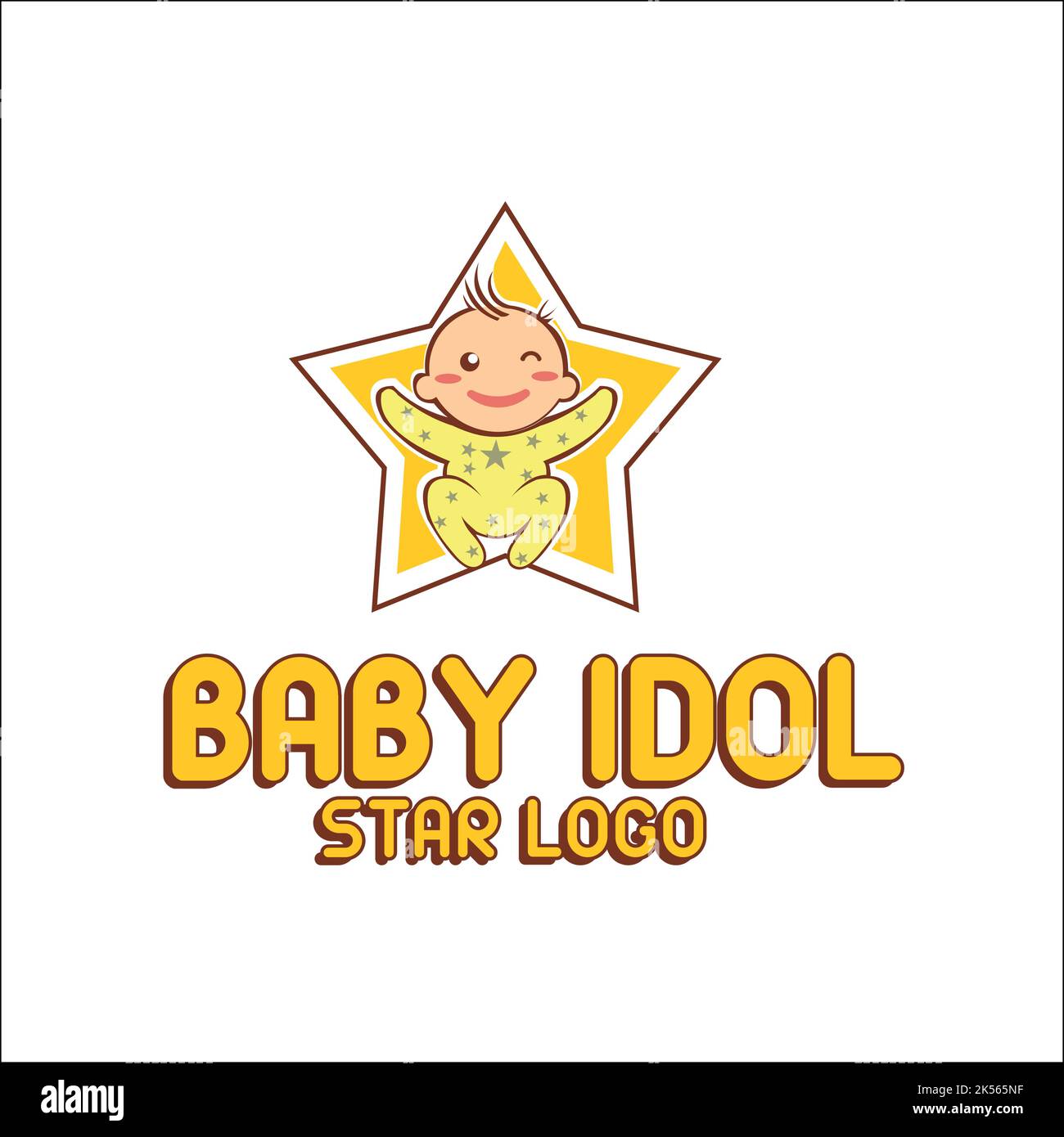baby idol exclusive logo design inspiration Stock Vector Image & Art ...