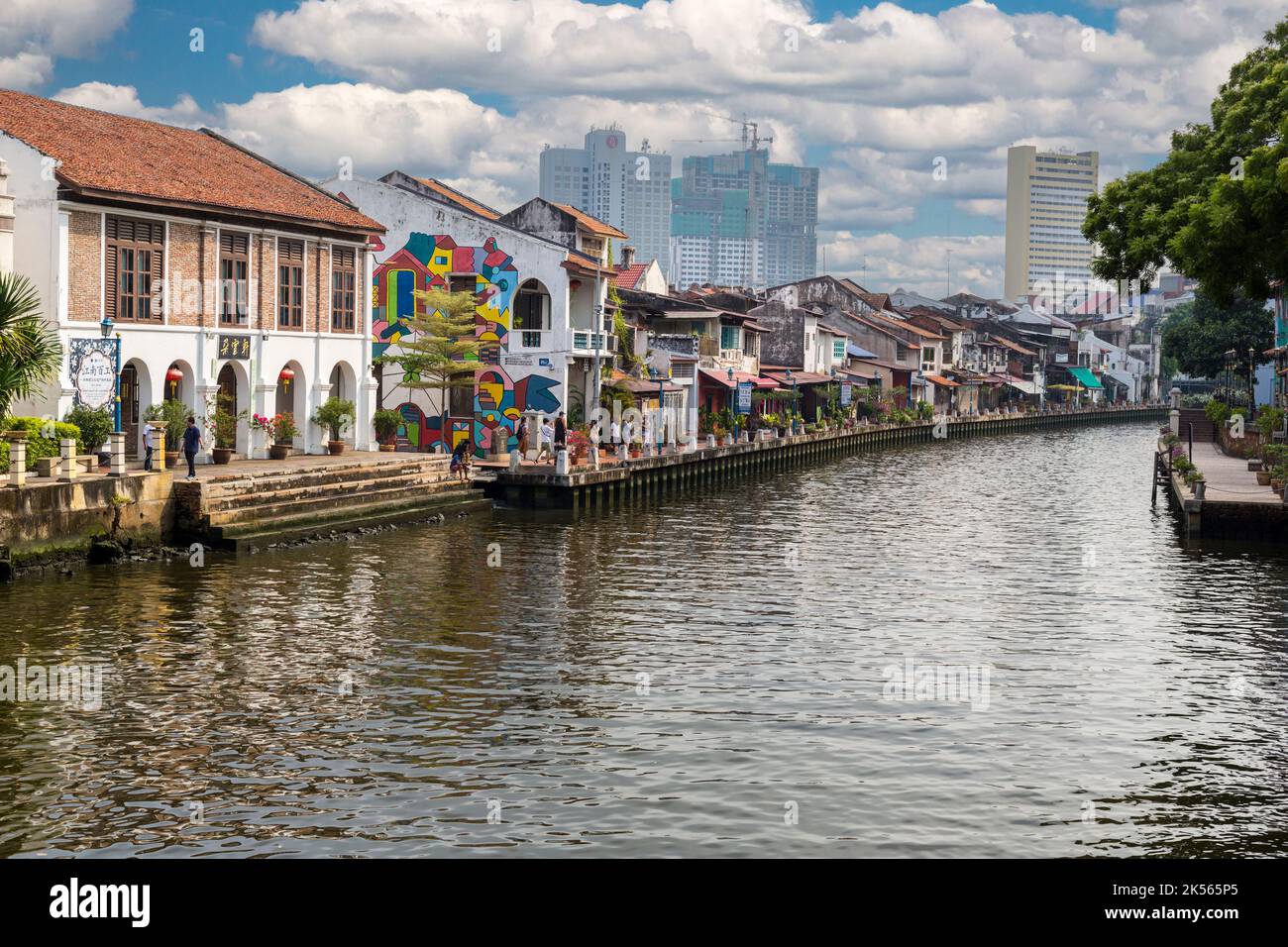 Melaka River and Riverwalk, Melaka, Malaysia Stock Photo - Alamy