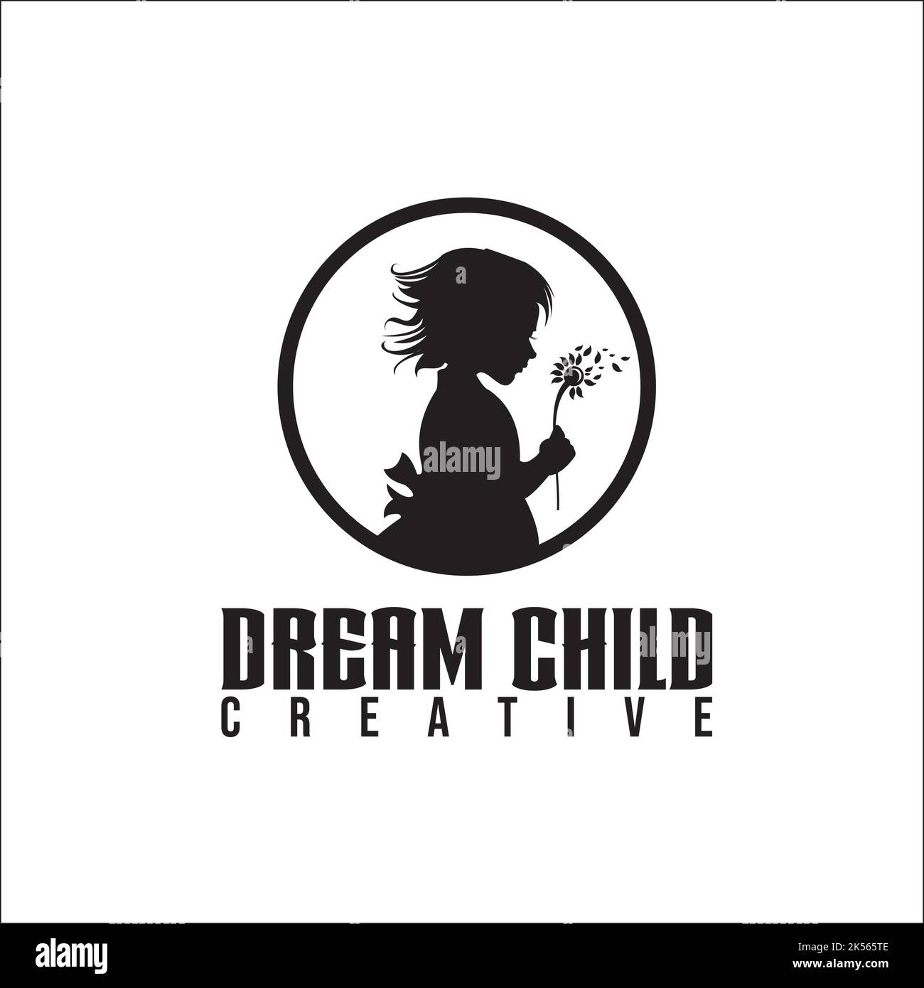 DREAM CHILD / exclusive logo design inspiration Stock Vector Image ...