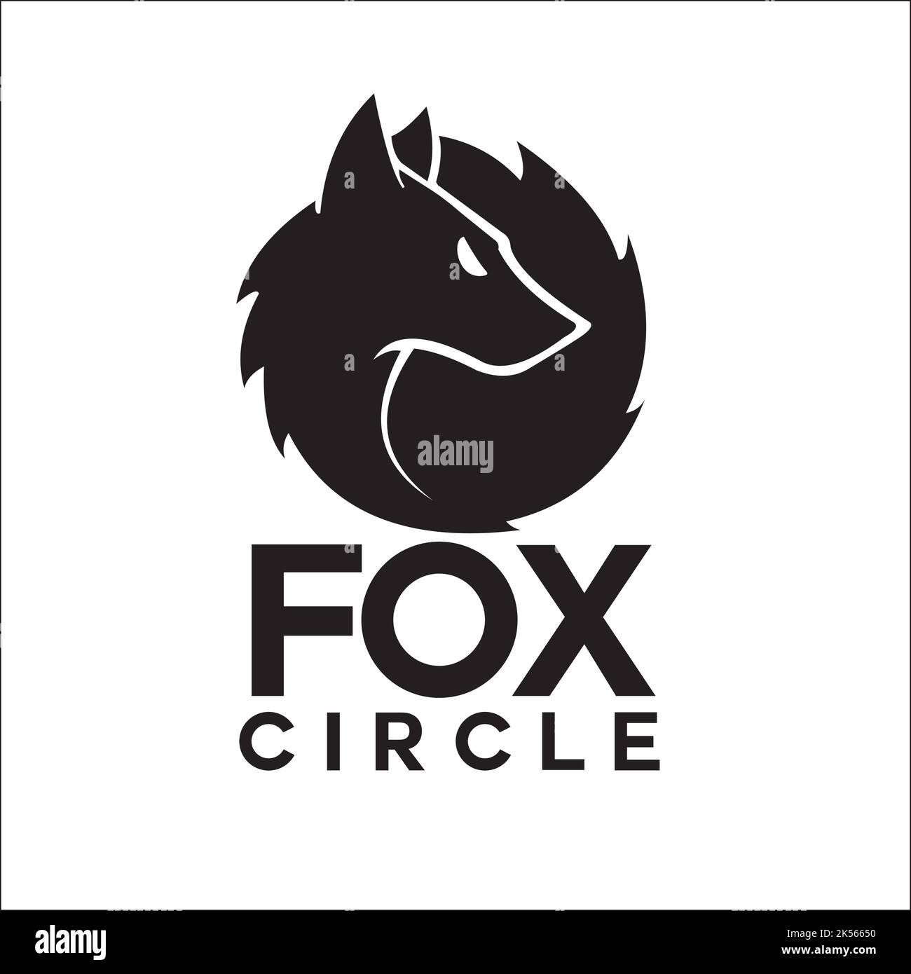 FOX circle exclusive logo design inspiration Stock Vector Image & Art ...