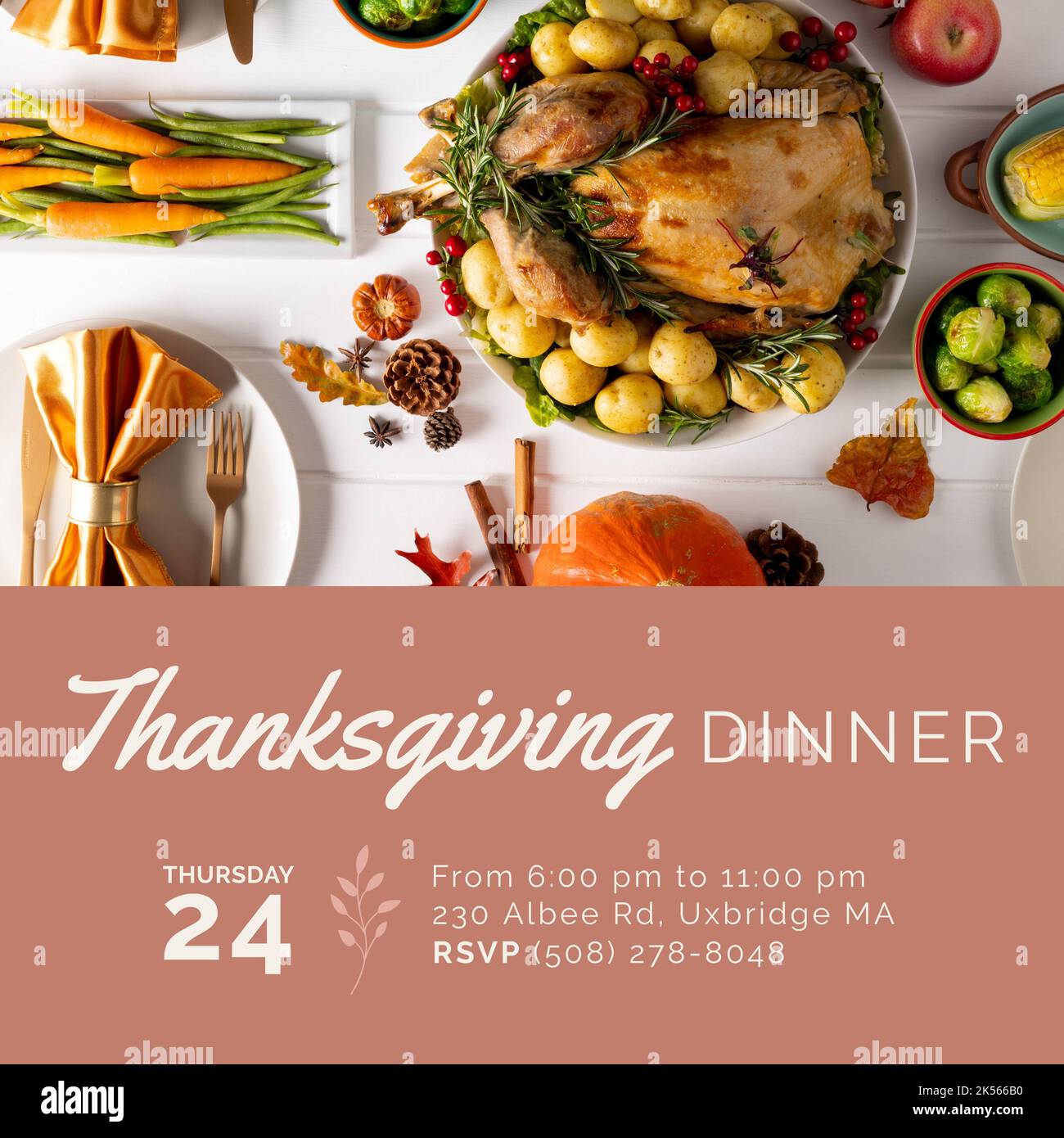 Happy thanksgiving day animation dinner hi-res stock photography and ...