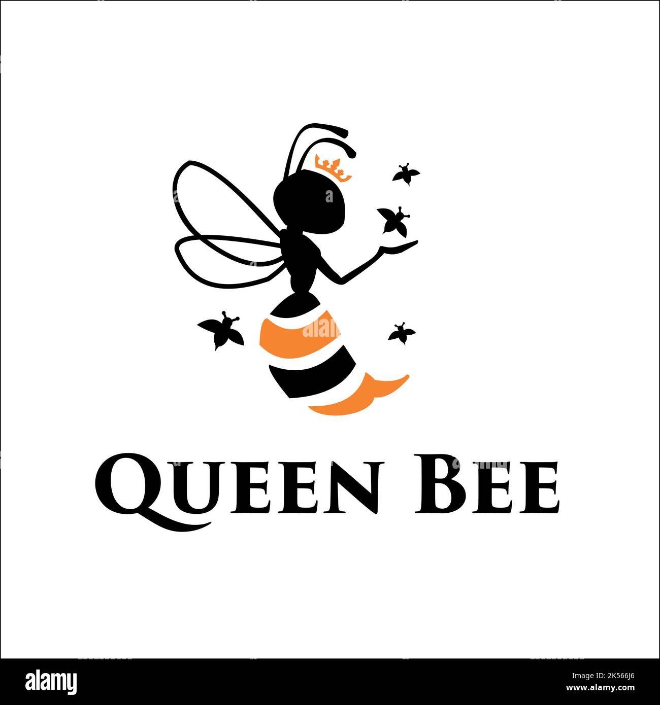 queen bee exclusive logo design inspiration Stock Vector Image & Art ...