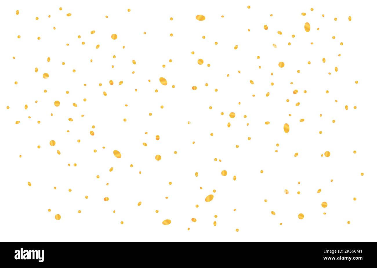 Golden falling confetti vector illustration Stock Vector Image & Art ...