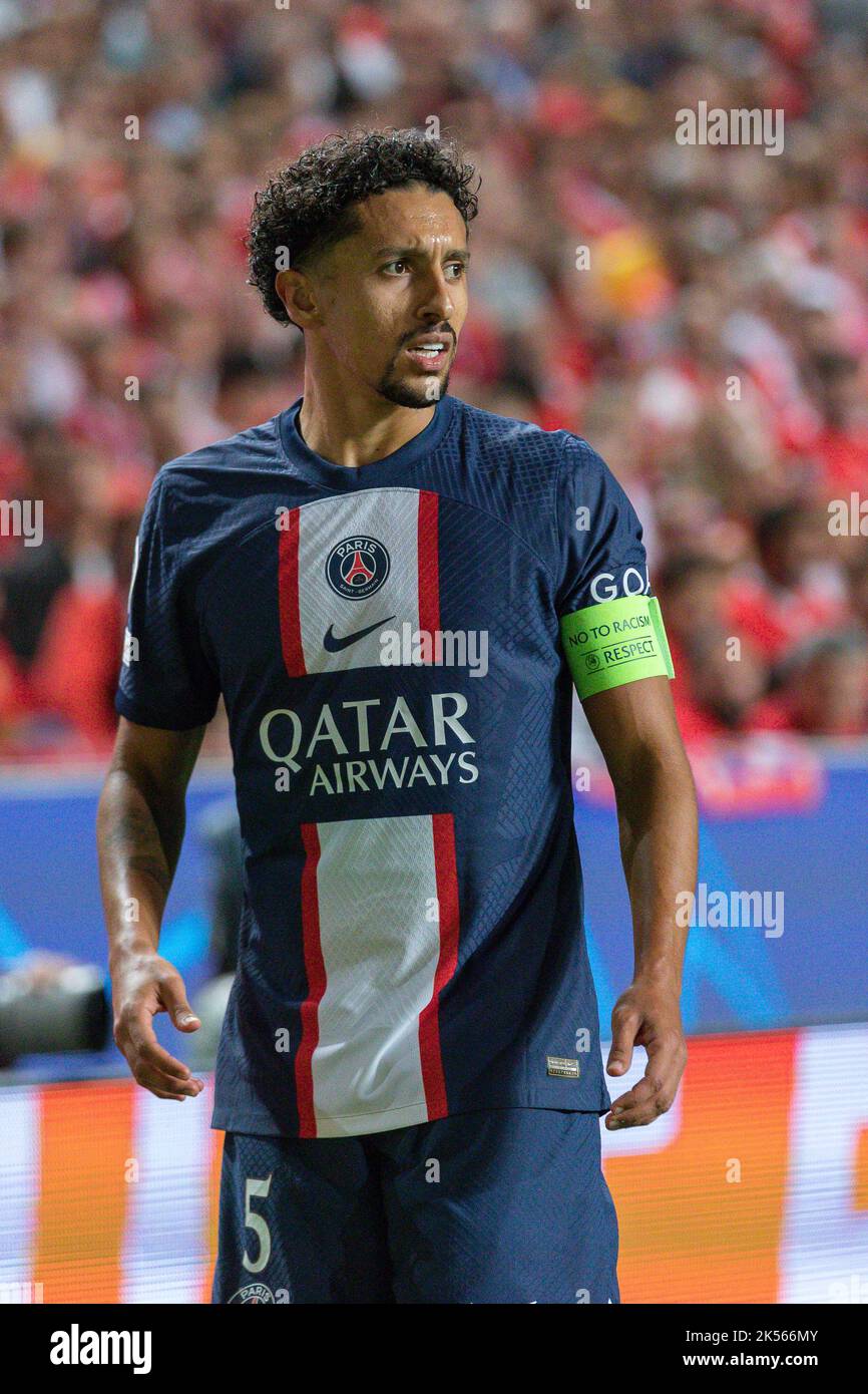 October 05, 2022. Lisbon, Portugal. Paris Saint-Germain's defender from ...