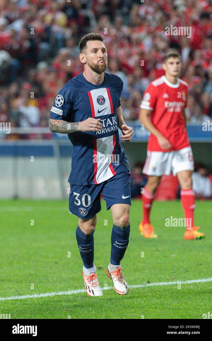 October 05, 2022. Lisbon, Portugal. Paris Saint-Germain's forward from ...