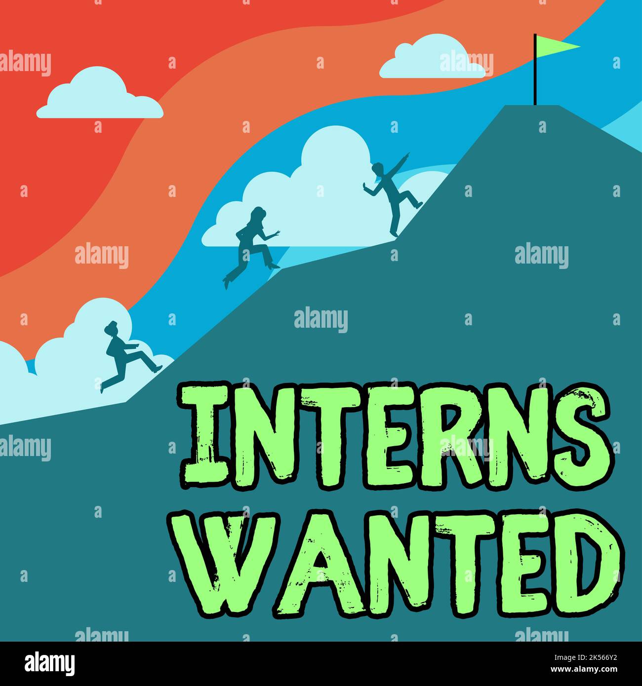 Conceptual caption Interns Wanted, Business concept Looking for on the ... Conceptual caption Interns Wanted, Business concept Looking for on the ...