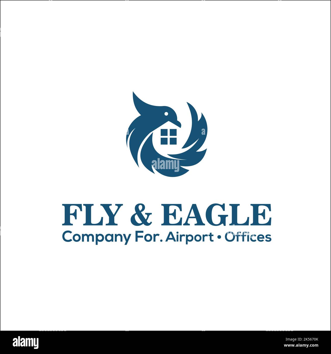 FLY & EAGLE logo design inspiration Stock Vector Image & Art - Alamy