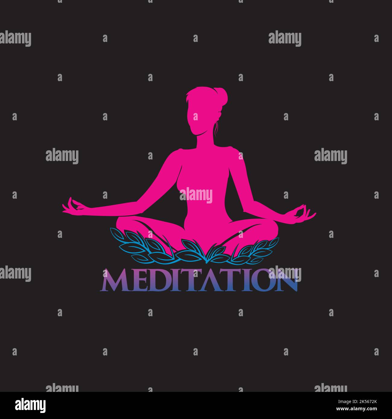 meditation exclusive logo design inspiration Stock Vector Image & Art ...