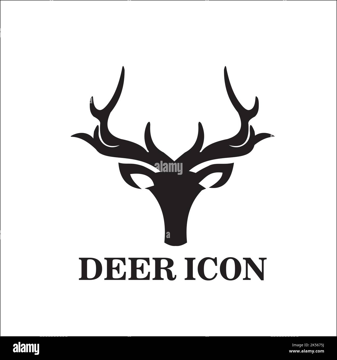 DEER ICON LOGO design inspiration Stock Vector Image & Art - Alamy
