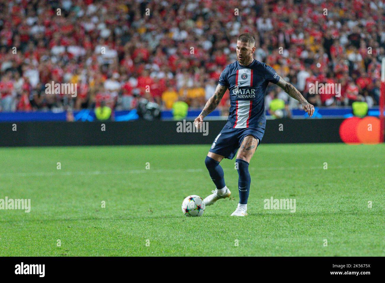 October 05, 2022. Lisbon, Portugal. Paris Saint-Germain's defender from ...