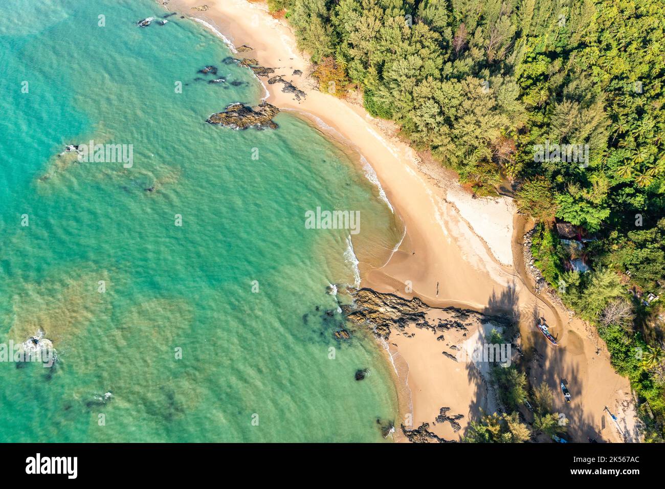 Haad Bang Sak Beach in Khao Lak, Thailand Stock Photo - Alamy