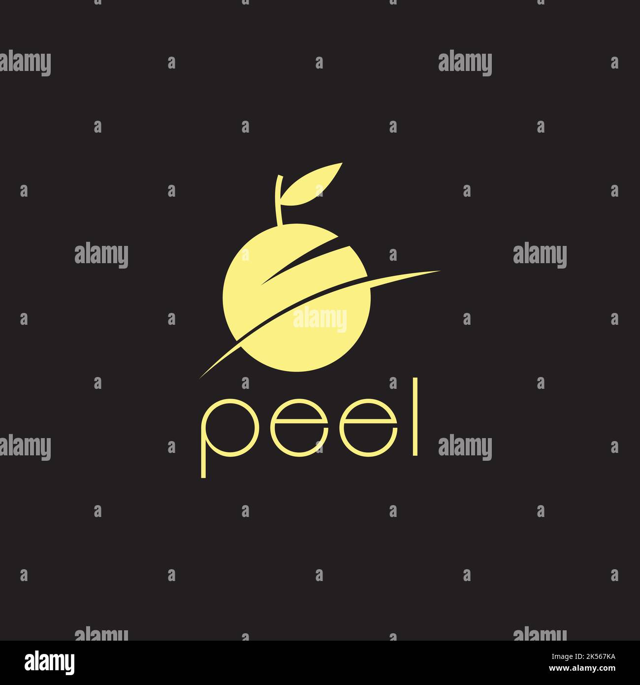 icon peel exclusive logo design inspiration Stock Vector Image & Art ...