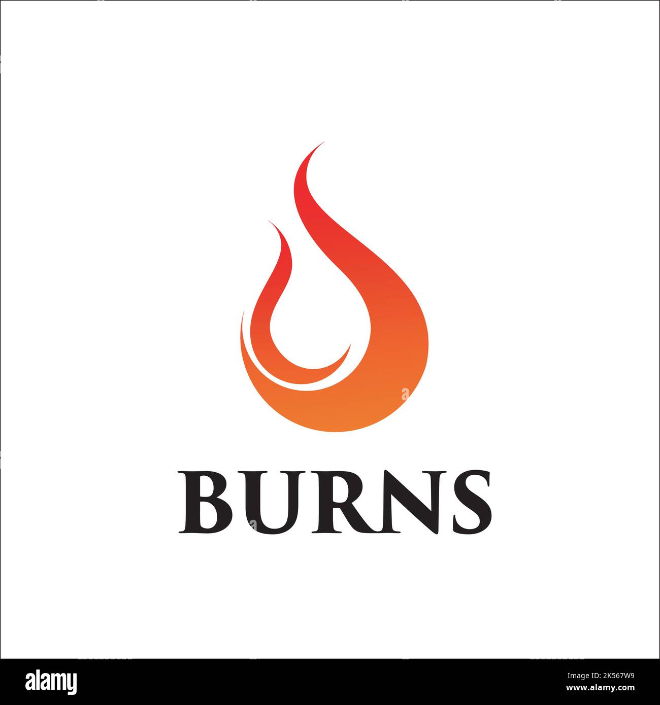 burn exclusive logo design inspiration Stock Vector Image & Art - Alamy