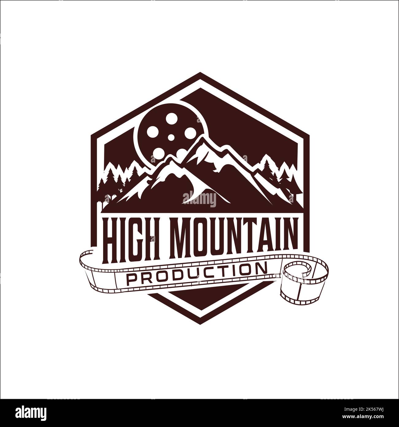 high mountain exclusive logo design inspiration Stock Vector Image ...