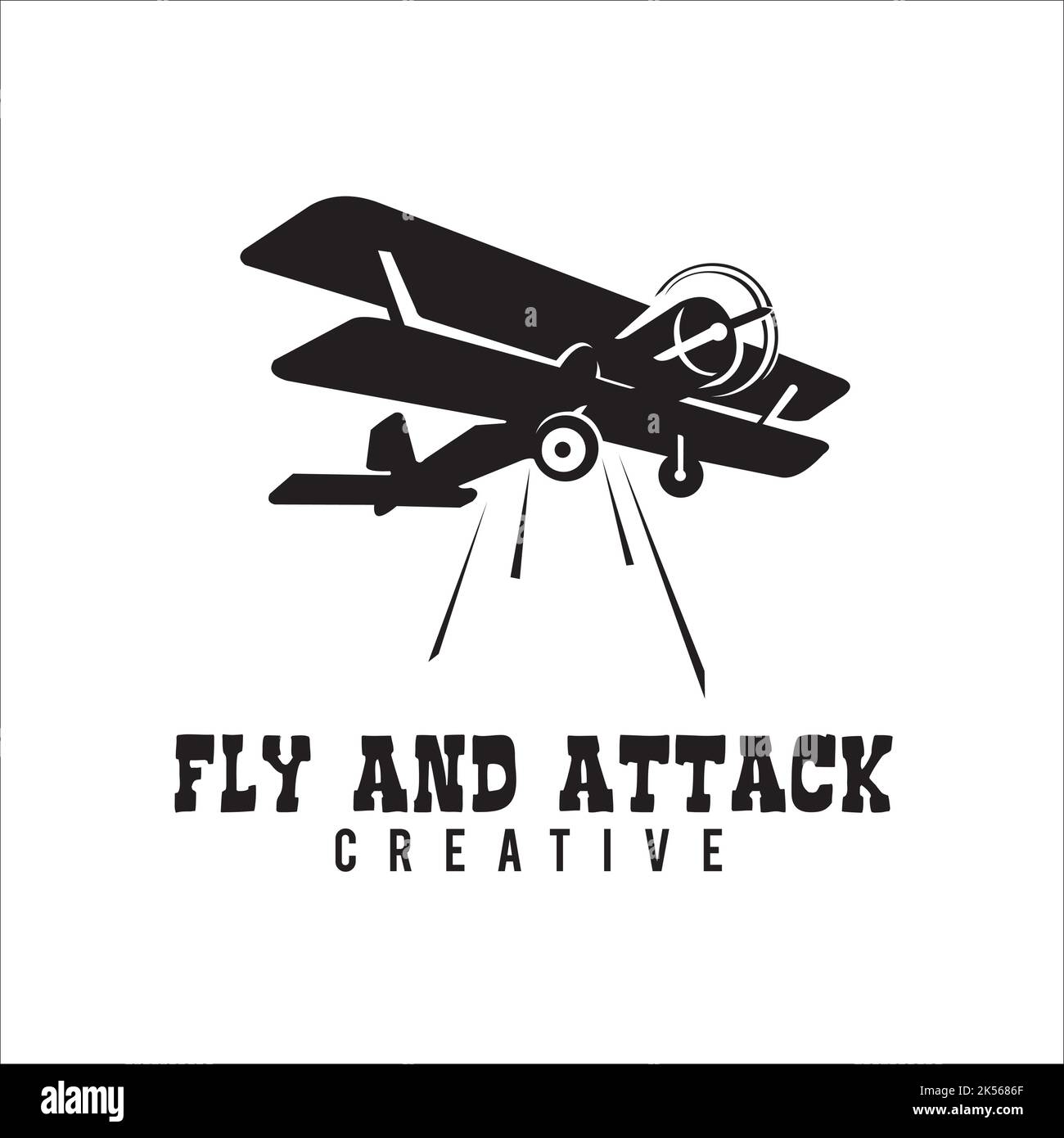flay and attack creative exclusive logo design inspiration Stock Vector ...