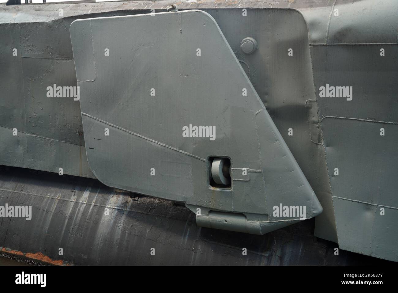 old submarine navy ship detail exterior Stock Photo - Alamy