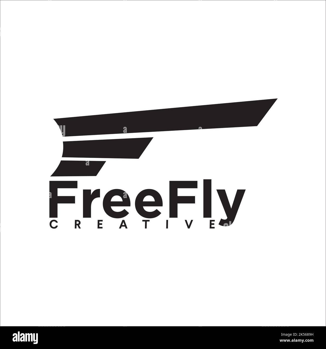 free fly exclusive logo design inspiration Stock Vector Image & Art - Alamy