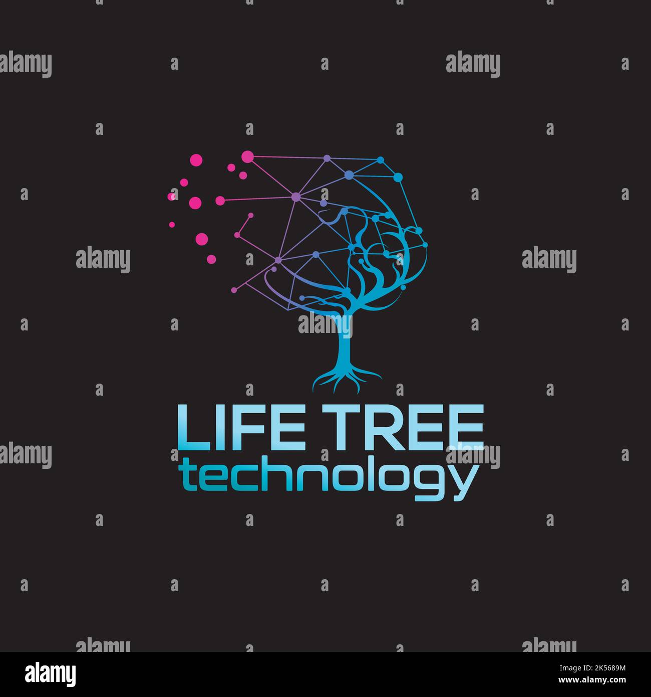 life tree technology / logo design inspiration Stock Vector Image & Art ...