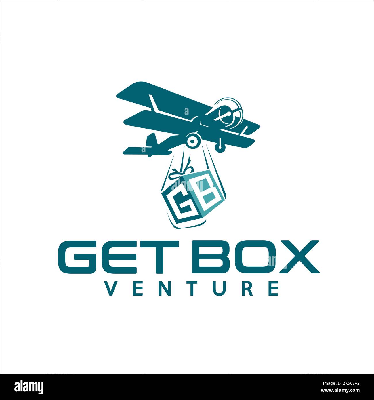 get box venture exclusive logo design inspiration Stock Vector Image ...
